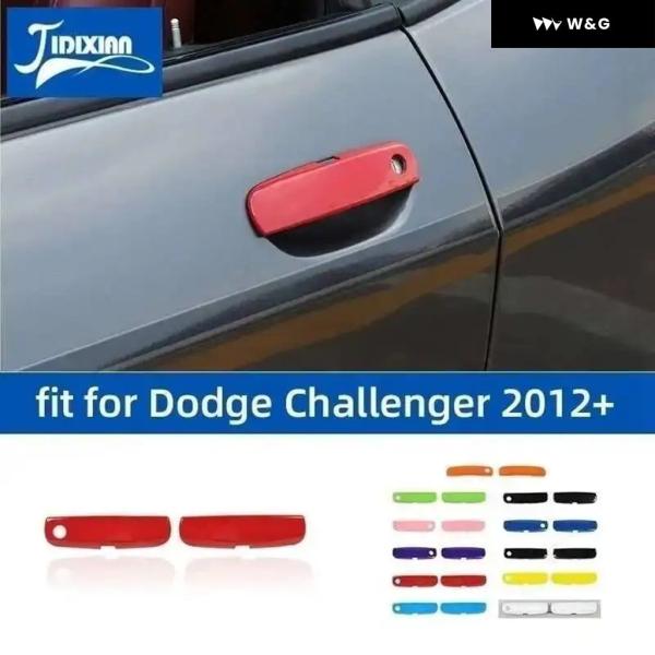 車 アウター ドアハンドル 装飾 カバー ダッジ チャレンジャー 2012-24 カスタム パーツ アクセサリーHign-concerned Chemical:NoneCategory:3DType Of Sticker:Wrist Of ...