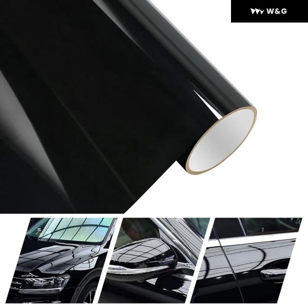 TPU光沢ブラックカーラップコートペイント フィルム傷防止セルフ修復車 外装 アクセサリーTPU ステッカー カスタム パーツ アクセサリーHign-concerned Chemical:NoneItem Width:0.5M/0.9M/1...
