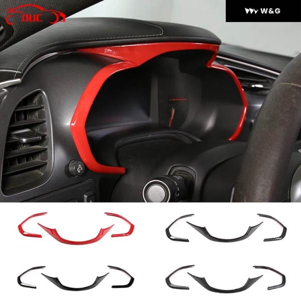 シボレー コルベット C7 2014-2019 ABS 車ダッシュボードディスプレイメーターリングスピードメーターゲージカバートリムフレームインテリアアクセサリー カスタム パーツ アクセサリーItem Weight:34gExternal...