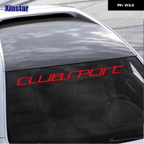 CLUBSPORT フロントウィンドウステッカー フォルクスワーゲン GOLF8 MK8 GTI カスタム パーツ アクセサリーHign-concerned Chemical:NoneCategory:EmblemsType Of Stic...