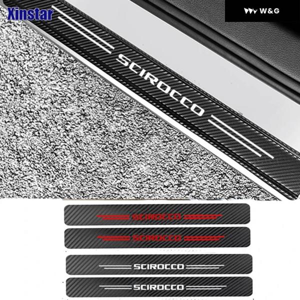 カーボン ドアシルガードステッカー フォルクスワーゲン シロッコ オートアクセサリー カスタム パーツ アクセサリーHign-concerned Chemical:NoneCategory:3DType Of Sticker:Creativ...