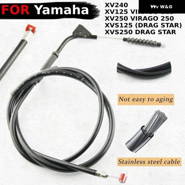 オートバイ バイク アクセサリー クラッチケーブル ワイヤーライン ヤマハ XV125 VIRAGO 125 XV240 XV250 XVS125 DRAG STAR XVS250 カスタム パーツ アクセサリーHign-concerned...