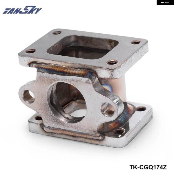 T25 T25 T2 T2 3 ステンレス 304ターボ マニホールド アダプター + 38MMウェイストゲートフランジ アウトレット TK-CGQ174Z カスタム パーツ アクセサリーSPECIAL FEATURES:UNIVERSAL...