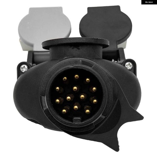 トレーラープラグソケット 13 7ピン N S ソケット トウバー牽引変換 12V トレーラー配線コネクタプラグアダプタ EU PL カスタム パーツ アクセサリーHigh-concerned chemical:NoneOrigin:Mai...