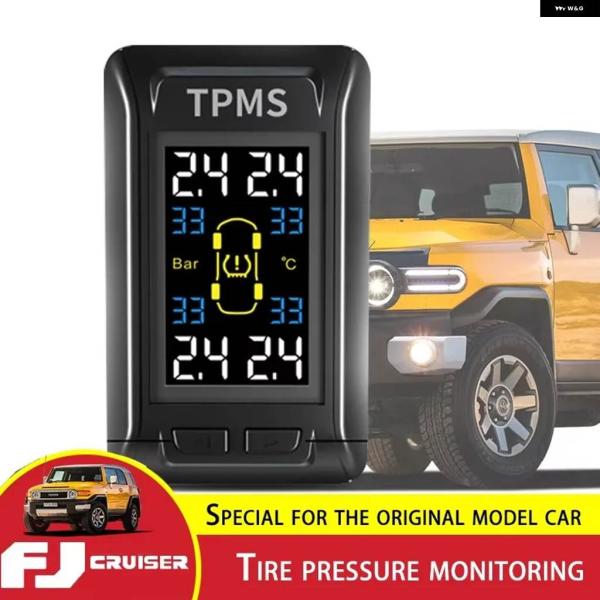 トヨタ FJクルーザー タイヤエア圧モニター システム インテリジェントタイヤ温度検知 タイヤエア圧モニタリングアクセサリー カスタム パーツ アクセサリーHigh-concerned chemical:NoneMaterial:ABSOr...