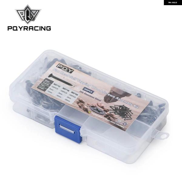 300個 304 ステンレス 鋼 M3*12 M3*16 M3*20 フラットヘッドセルフタッピングネジ セルフタッピングネジキット ボックス 付き カスタム パーツ アクセサリーHigh-concerned chemical:NoneSp...