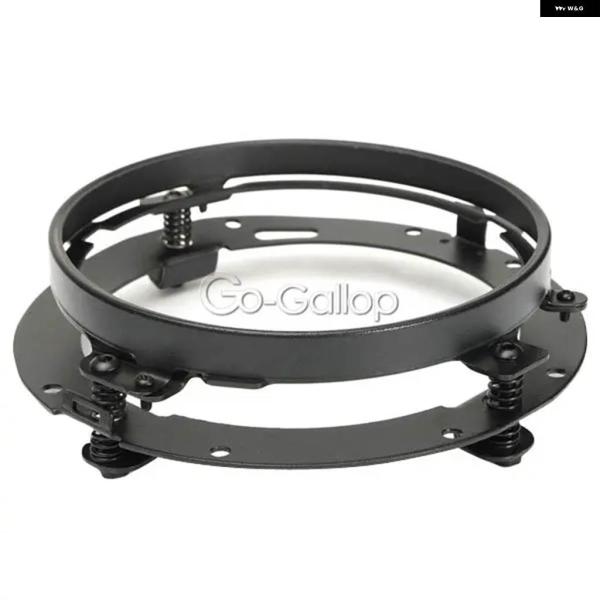 7インチ ブラック LED ヘッドライト マウント リング ハーレー ロードキング ストリートグライド FLHX ツーリング カスタム パーツ アクセサリーHigh-concerned chemical:NoneMotobike Make:...