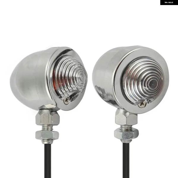 バレット バイク ウィンカー アンバー ライト ハーレー ダイナ スポーツスター ソフテイル チョッパー ストリートボブ ファットボーイ カスタム パーツ アクセサリーBattery Included:NoHigh-concerned ch...