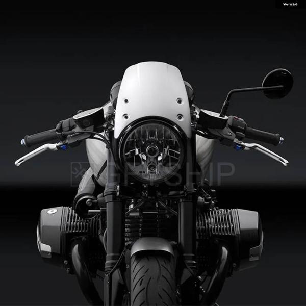 BMW 2014 - 2020 R NINET R9T 17 18 バイク アルミ ウインドシールド ヘッドライト ウインドスクリーン ウインドデフレクター カスタム パーツ アクセサリーItem Weight:0.5kgItem Heig...