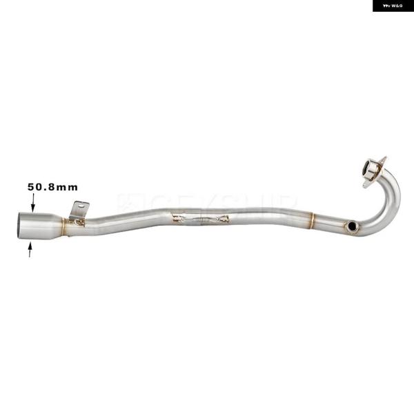 SINNIS APACHE SM 125 2008-2021 SM125 SMR エスケープ バイク エキゾースト ヘッダーリンク パイプ 51MM スリップオン カスタム パーツ アクセサリーHigh-concerned chemical...