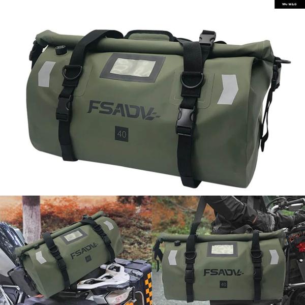 40L 66L トラベル バイク テールバッグ TIGER 800 TIGER800 TIGER 800 TIGER800 6レベル 防水 大容量 バイク バッグ カスタム パーツ アクセサリーHigh-concerned chemical...