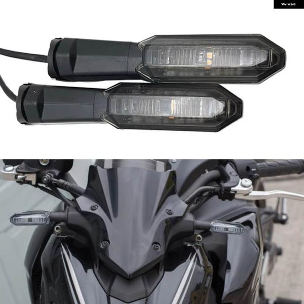 バイク ライト フロント リア ターン シグナル フラッシャー インジケーター ランプ LED カワサキ Z900 Z1000 Z800 Z750 Z650 Z300 Z400 Z125 Z900RS カスタム パーツ アクセサリーBatt...