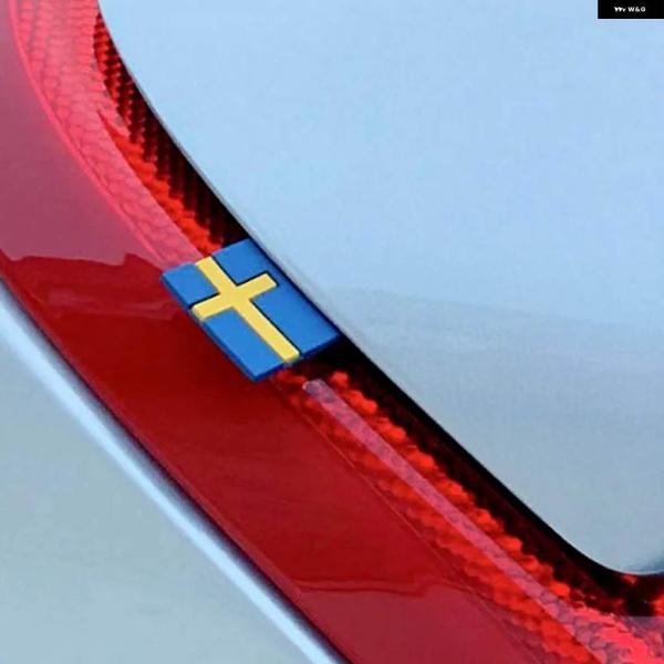 車用 3D ステッカー スウェーデン国旗 ラバーボルボ 車用 フロント グリル トランク 蓋カスタム用 REマーク カスタム パーツ アクセサリーCategory:3DType Of Sticker:Car BodyPackaging:No...