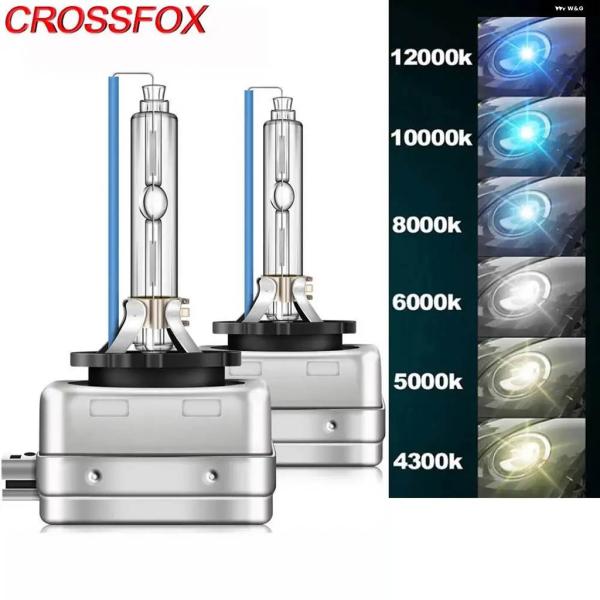 2個 車用 ヘッドライト バルブ D1S HI/LO バイ キセノン HID 35W ヘッドランプ アンプル 4300K 5000K 6000K 8000K 10000K 12000K ランプ カスタム パーツ アクセサリーHigh-con...