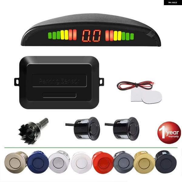 カー パーキング センサーキット センサー2個 /4個 22MM LED スクリーン バックレーダーサウンドアラート インジケーター システム 8色 カスタム パーツ アクセサリーHigh-concerned chemical:NoneTy...