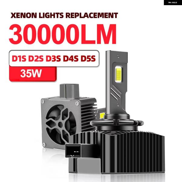 D2S LED バルブ 6000K 35W ハイ/ロービーム D1S D3S D4S キセノン ライト スーパーカー用 キセノン バルブ カスタム パーツ アクセサリーHigh-concerned chemical:NoneCar Bran...