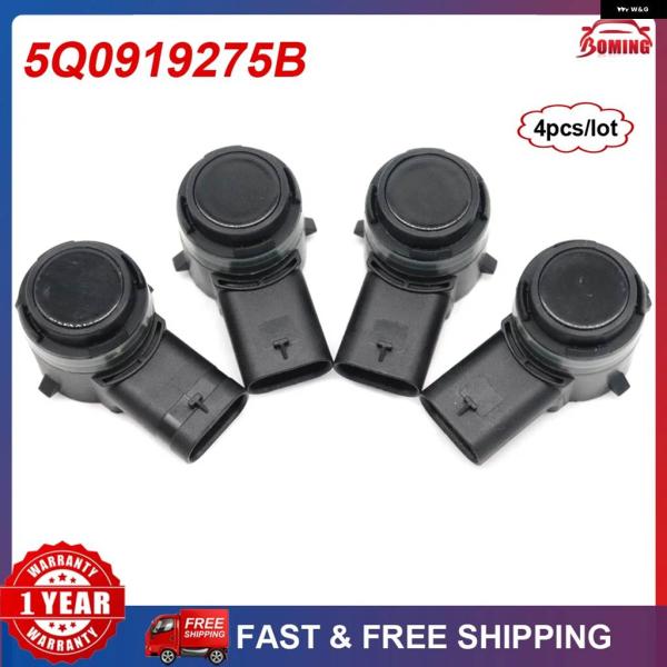 4個 5Q0919275B 車用 PDC パーキング バンパー リバース アシスト センサー フォルクスワーゲン ゴルフ J エッタ パサート シロッコ アウディ A3 A4 5Q0919275BGRU カスタム パーツ アクセサリーHig...