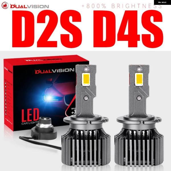 D2S D4S LED ヘッドライト HID D1S D3S D5S D8S D1R D2R D3R D4R D1C D2H D2C 両面 9570 CSP CANBUS EMC 6500K カーライト カスタム パーツ アクセサリーHig...