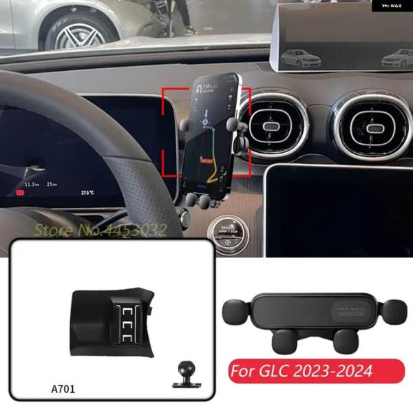 メルセデス ベンツ GLC X254 2023-2024 車載用 ホルダー GPSナビゲーション ブラケット 水平 1セット カスタム パーツ アクセサリーSpecial Features:Lightweight,Adjustable,Ro...