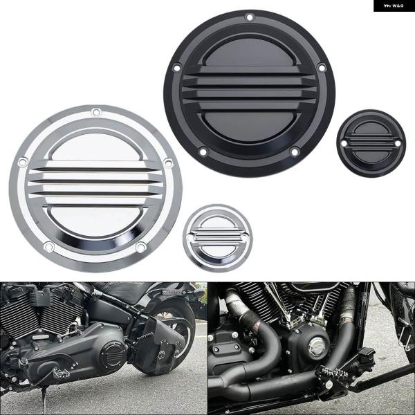 ハーレー ソフテイル ストリート ファットボブ ブレイクアウト FXBR FXLR FXFBS FLFBS FXDR FLHC 114 2019年以降モデル用 バイク エンジン ダービー タイマー カバー キット カスタム パーツ アクセサ...
