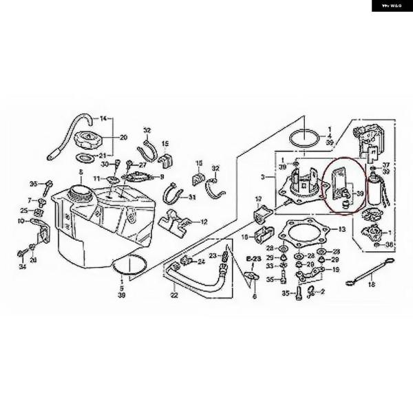 オートバイ 燃料 ポンプ フィルター 燃料 フィルター ホンダ CRF250 RMZ250 RMZ450 TU250 2010-2017 06160-MEN-A31 カスタム パーツ アクセサリーHigh-concerned chemica...