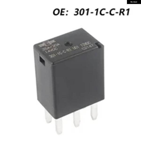 12V DC 301-1C-C-R1 U01 リレー 35A/20A 5フィートコイル 双安定ラッチングリレー DPDT 30VDC 2A 1A 125VAC HFD2/005-S-L2-D リレー カスタム パーツ アクセサリーHigh-...