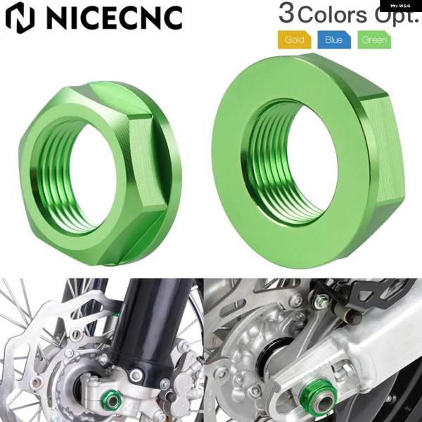 カワサキ KX250F 2004-2018KLX450R 2008-2019KX250KX450 2019-2021KX125KX250 2004-2008 フロント/リア ホイール アクスル ナット スクリュー ボルト カスタム パーツ ...