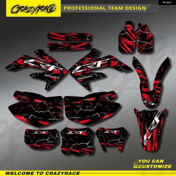 ホンダ CRF250X 2004 - 12 CRF 250 X CRF 250X オートバイ デカール ステッカー キット カスタム パーツ アクセサリーHigh-concerned chemical:Noneis_customized:Y...
