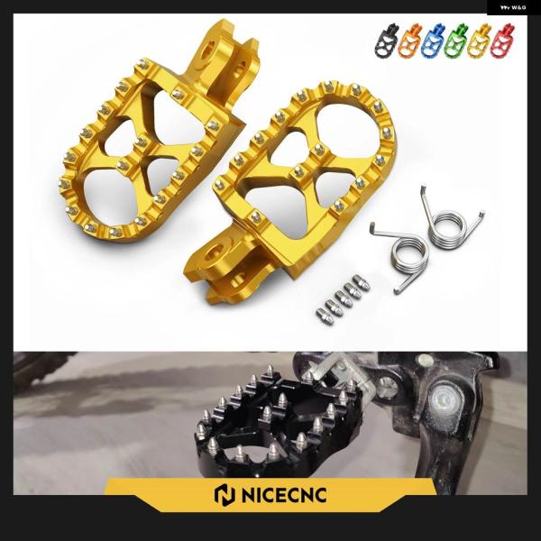 RMZ250 RMZ450 2010-2024 RMX450Z 2010-2019 RMZ 250 450 450Z オートバイ 57MM幅 フットペグ / フットレスト カスタム パーツ アクセサリーHigh-concerned chem...