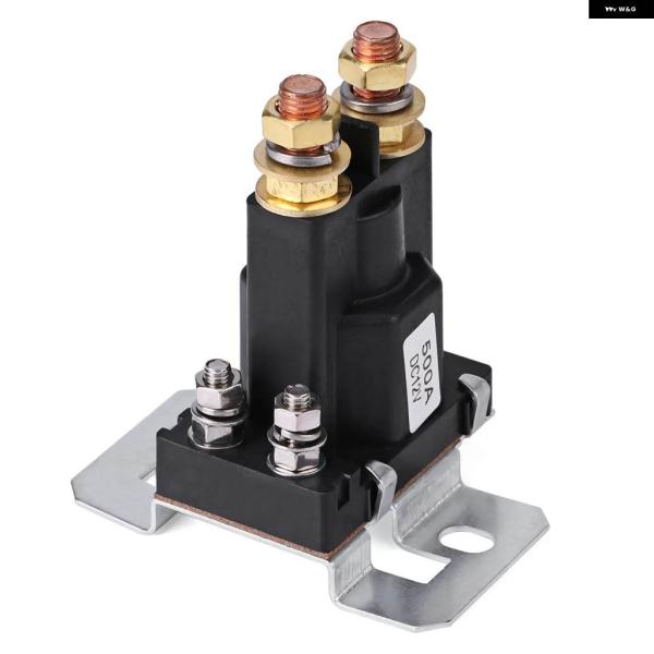 スターターリレー スターターリレー 大電流リレー リレー 高電流スターターリレー 500A 12V SPST スタートコンタクタ カスタム パーツ アクセサリーEU LVD Voltage:Low voltage: Below 50Vac ...