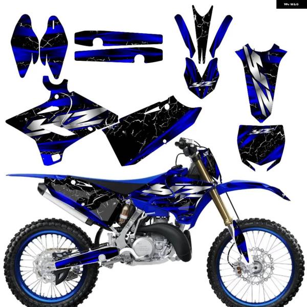 ヤマハ YZ125 YZ250 125 YZ 2015 - 21 パーソナライズ デカール ステッカー キット カスタム パーツ アクセサリーHigh-concerned chemical:Noneis_customized:YesItem...
