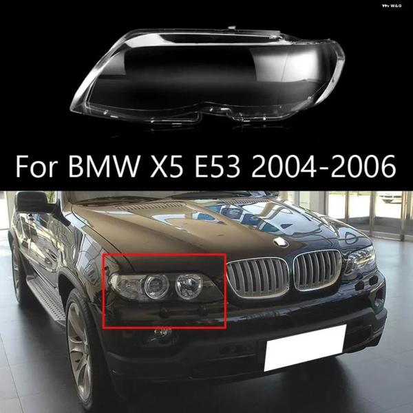 BMW X5 E53 2004-2006 カー スタイリング ヘッドライト ガラス ヘッドライト レンズ シェル カバー カスタム パーツ アクセサリーHigh-concerned chemical:NoneSuitable For Lam...