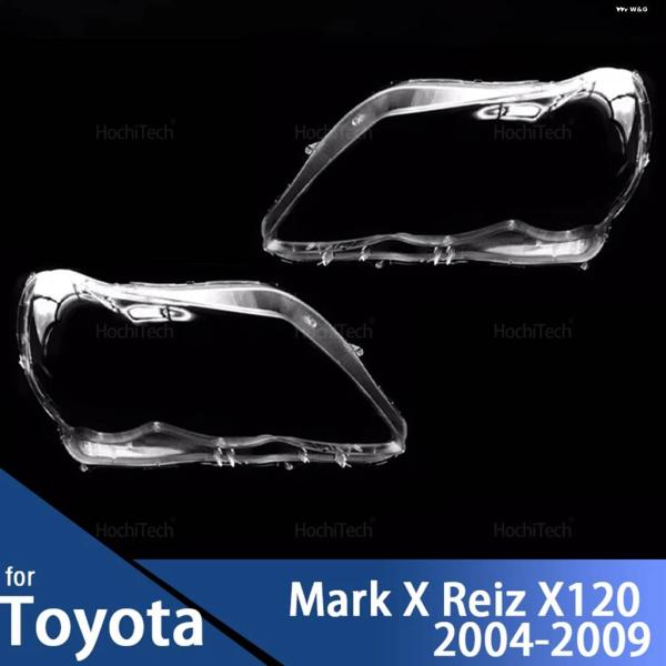 トヨタ マーク X レイズ X120 2004-2009 シェル ヘッドランプ ランプシェルカバー クリアフロント ヘッドライト レンズ カバー カスタム パーツ アクセサリーHigh-concerned chemical:NoneSpec...
