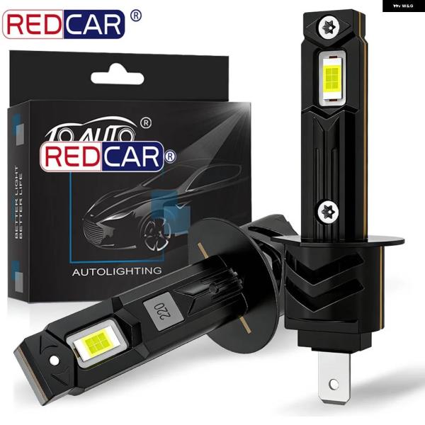 2個 H1 LED ライト バルブ スーパーハイ CANBUS ハイ/ロービーム H1 LED ヘッドライト ファンライトダイオード フォグランプ 12V 24V カスタム パーツ アクセサリーHigh-concerned chemical...