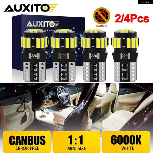 2/4個 T10 W5W LED ライト CANBUS WY5W 5W5 194 168 LED ホワイト インテリア ドーム サイド パーキング ライト バルブ カスタム パーツ アクセサリーHigh-concerned chemical...