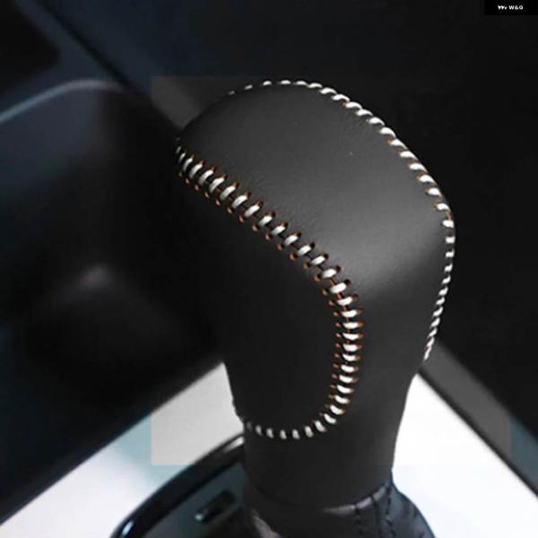 レザー製カー ギア シフト カラーヘッドノブハンドブレーキ グリップ カバー ホンダ シビック 2016-2019 - 21 アコード 2014 - 2019 カスタム パーツ アクセサリーHigh-concerned chemical:N...