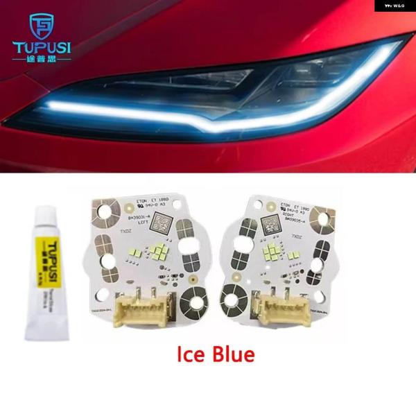 テスラ モデル 3 2023-2024 LED DRL ボード CSL デイタイム エンジェル アイ カスタム パーツ アクセサリーOEM number:11B949101High-concerned chemical:NoneSize:4...