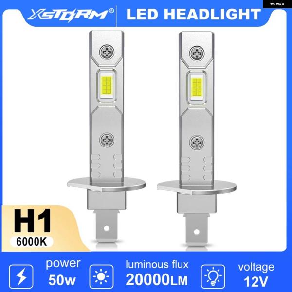 H1 H3 LED ヘッドライト バルブ ミニ 50W 20000LM CSP カー ヘッドランプ ファンレスライト ダイオード フォグランプ 12V 6000K モバイル カスタム パーツ アクセサリーHigh-concerned che...