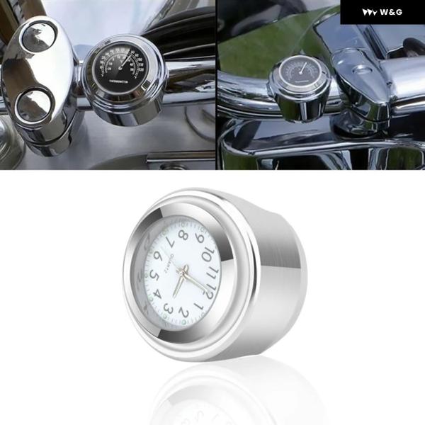 1インチ 汎用 オートバイ バイク ハンドルウォッチ ハンドルバー 防水 マウント クロック 合金 モト ハーレー スズキ ヤマハ カワサキ カスタムパーツ アクセサリー 交換用部品Protective parts:Instrument p...