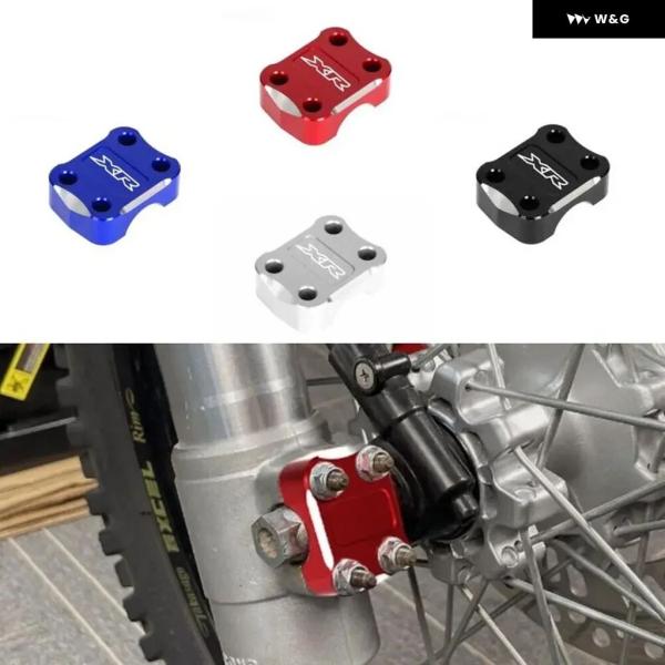 ホンダ XR400R XR 400 R 1996-2004 XR650L XR 650 L 1993-2022 CNC 3D フロントアクスル ホルダー カバー クランプ カスタムパーツ アクセサリー 交換用部品Protective par...