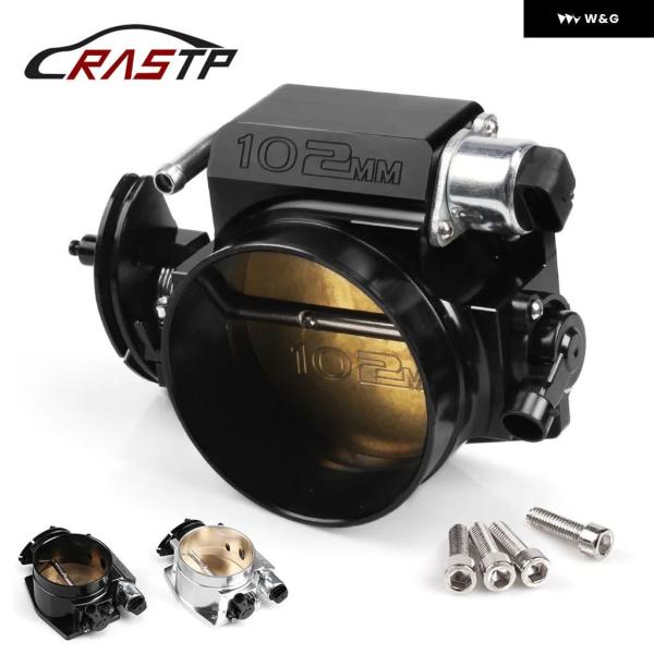 アルミ製 102MM スロットルボディ TPS スロットルボディ ポジションセンサー LS1 LS2 LS3 LS6 LSX ブラック シルバー RS-THB001-102MM カスタム パーツ アクセサリーHign-concerned C...