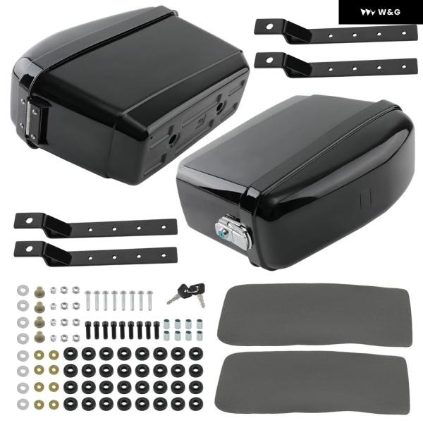 オートバイ バイク 汎用 ラゲッジハード拡張 サドルバッグ ホンダ ハーレー ヤマハ カスタム パーツ アクセサリーHign-concerned Chemical:NoneSpecial Features:Fits most bikes a...