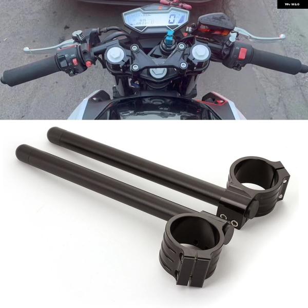 ドゥカティ PANIGALE V2 V4 899 959 1299 1199 S /R XDIAVEL S オートバイ バイク CNC ハンドルバー クリップオン クリップオン クリップオン フォーク チューブ カフェレーサー カスタム パ...