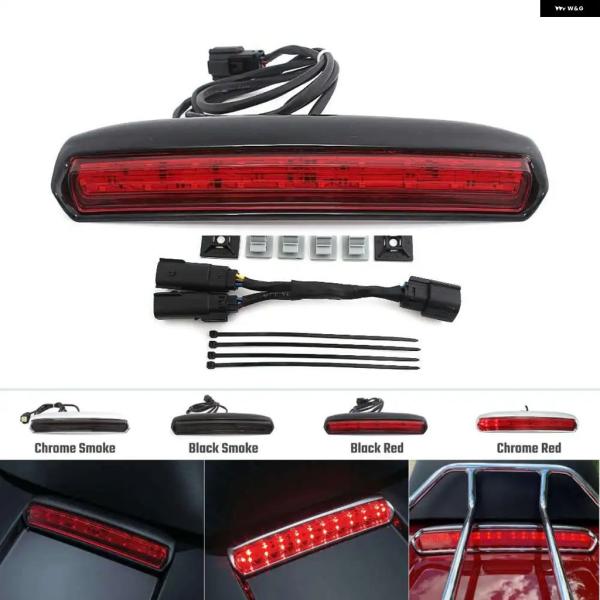 ハーレー エレクトラ ロードグライド CVO キングチョップド 2014-2020 ツアーパック デコレーションライト リア トランクパック テールライト ブレーキランプ カスタム パーツ アクセサリーBattery Included:No...