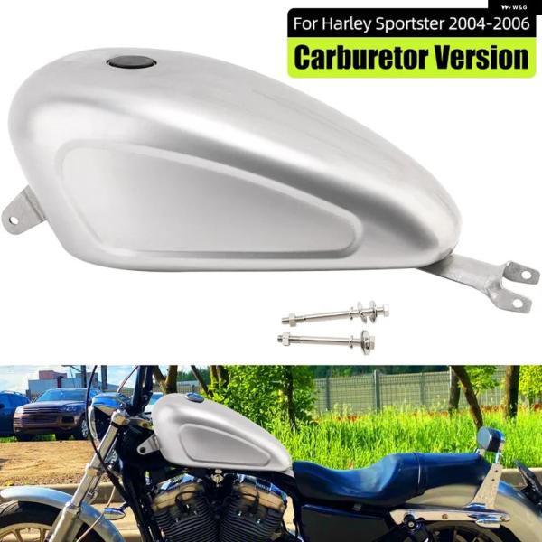 オートバイ バイク 未塗装 14.4L 3.8ガロン ガス キャブレター 燃料タンク ハーレー スポーツスター 1200 フォーティーエイト 2007年以降 カスタム パーツ アクセサリーHign-concerned Chemical:No...