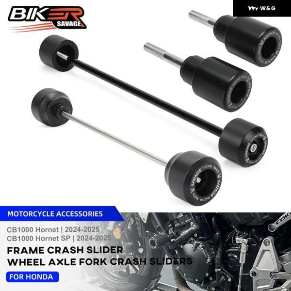 ホンダ CB1000 ホーネット フレーム クラッシュ スライダー CB1000 SP 2025 オートバイ バイク フロントホイール アクスル スライダー リアホイール ハブ 防止 カスタム パーツ アクセサリーHign-concerne...