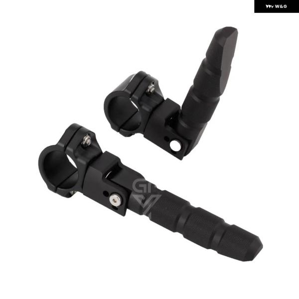 ホンダ ゴールドウイング GL ツアー F6B グロム MSX125 バイク フットレスト 360度回転式 クラッシュ バー フットペグ レスト カスタム パーツ アクセサリーItem Weight:1.2kgItem Height:0in...