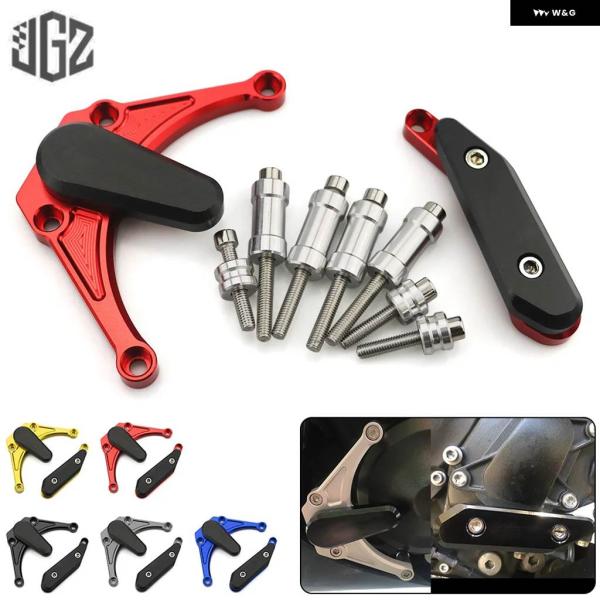 ヤマハ 2009 - 14 オートバイ CNC エンジン スライダー ガード クラッシュ パッド カバー 落下防止 プロテクター フレーム ゴールド カスタム パーツ アクセサリーProtective parts:OtherHigh-con...