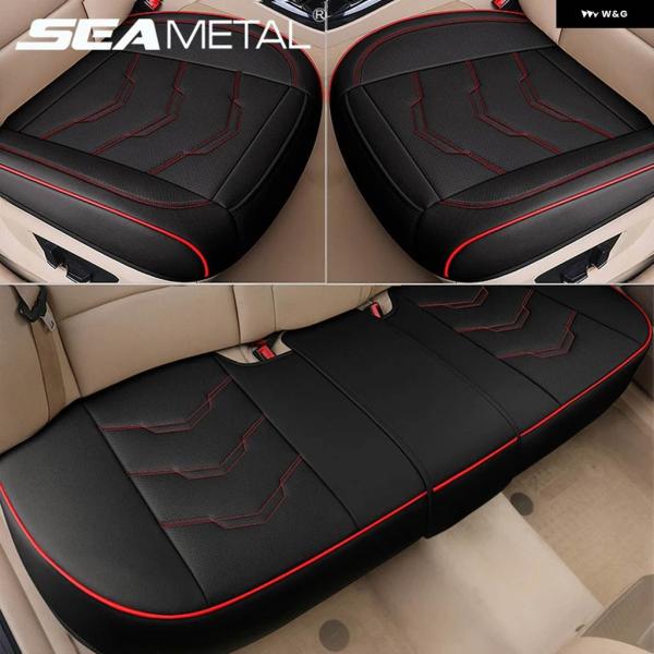 PUレザーカーシートカバー サラウンドカバー クッション フォーシーズンズオートシート プロテクター チェアマット インテリア 品 カスタム パーツ アクセサリーFilling:NoneTarget Pet:NoneThickness:St...