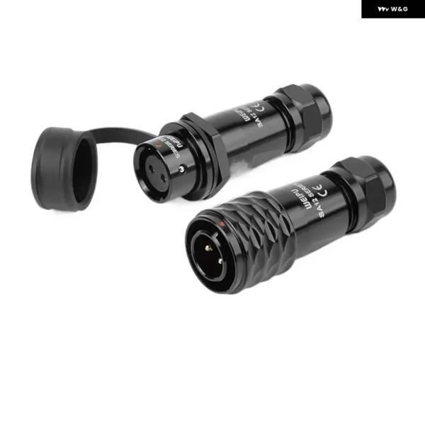 WEIPU SA1210/P +SA1211/S SA12 ワイヤー ケーブル コネクタ プラグ ソケット パネル 産業用 電力 アダプタ M12 2 3 4 5 6 7 9 ピン カスタム パーツ アクセサリーHigh-concerned...